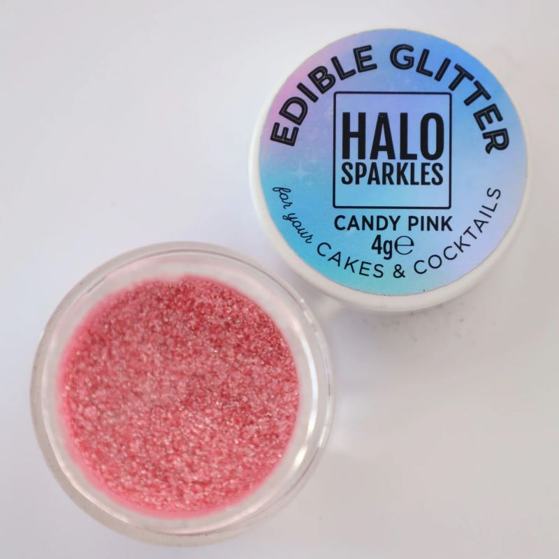 Halo Sparkles, Spiselig Glitter - Candy Pink,4g | Slikkepott.no - Alt ...
