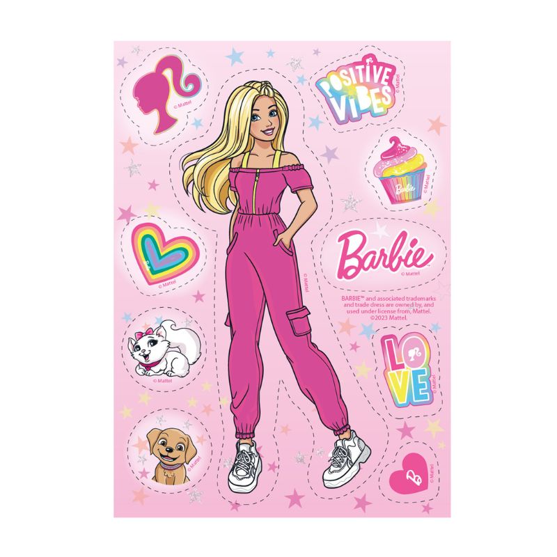 Kakebilde -Wafer- Barbie, Cut outs | Slikkepott.no - Alt til baking