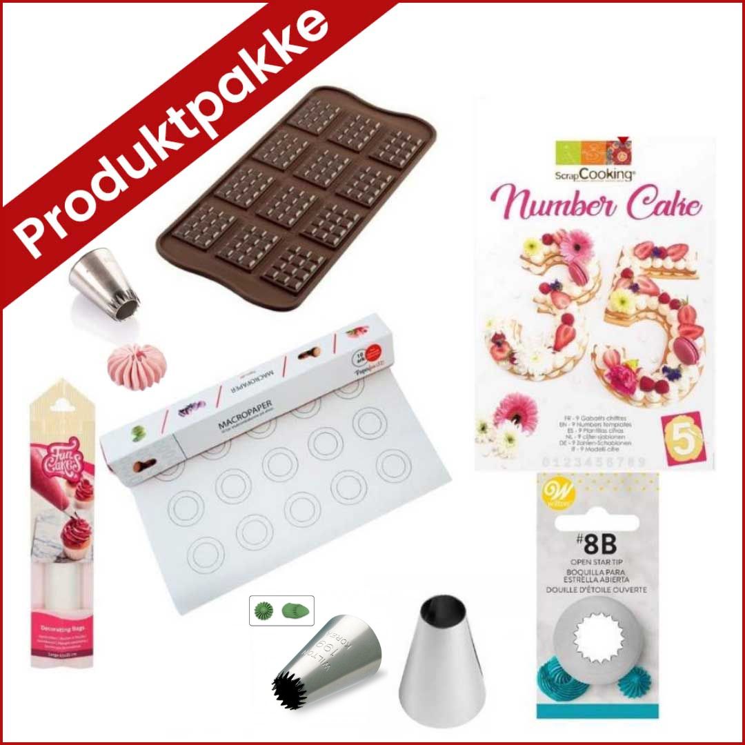 Produktpakke til tallkake | Slikkepott.no - Alt til baking