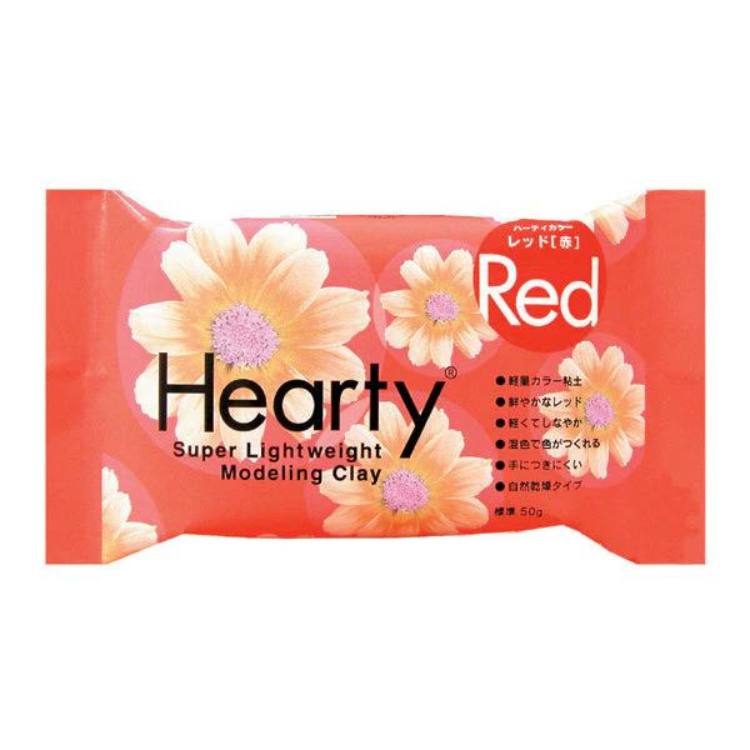 Hearty air drying clay, Modelleringsleire, Rød, 50g | Slikkepott.no ...